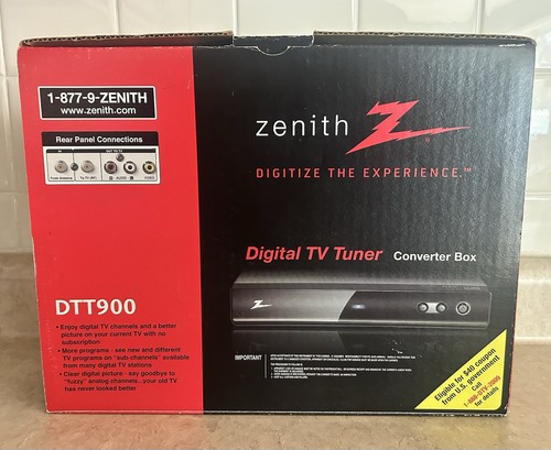 Zenith Digital TV Tuner Converter Box DTT901 | eBay