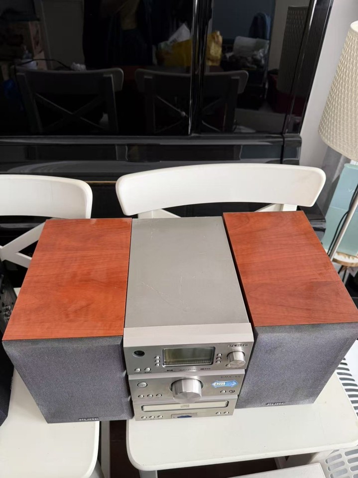 Pure DMX-50 Micro Stereo System DAB, CD, Remote & Speakers. Working ...