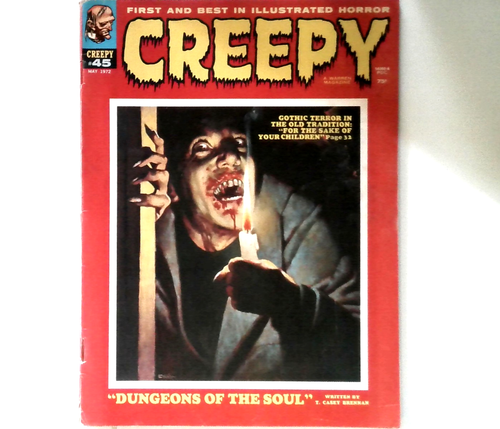 Vintage Creepy Magazine #45 May 1972 James Warren Horror Vampire Cover ...