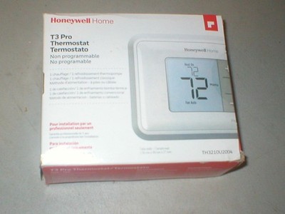 Honeywell Home T3 Pro Thermostat Non-Programmable 1 Heat 1 Cool NEW | eBay