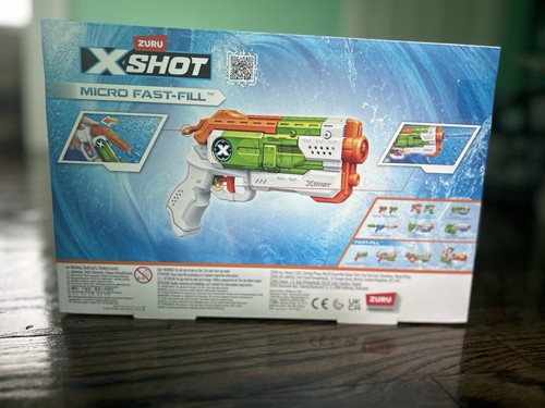 ZURU X-SHOT Micro Fast-Fill Water Blaster - Water Pistol Gun Toy ...
