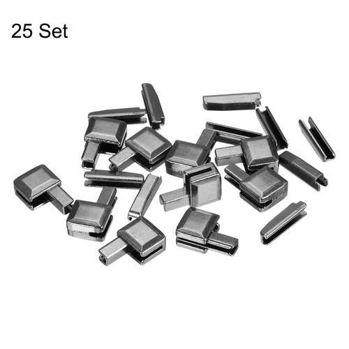 25Sets Zipper Repair Kits, #10 Retainers Box & Insertion Pins, Metallic ...