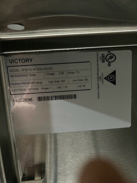 Victory Ultra Spec Refrigerator - Freezer Combo | eBay