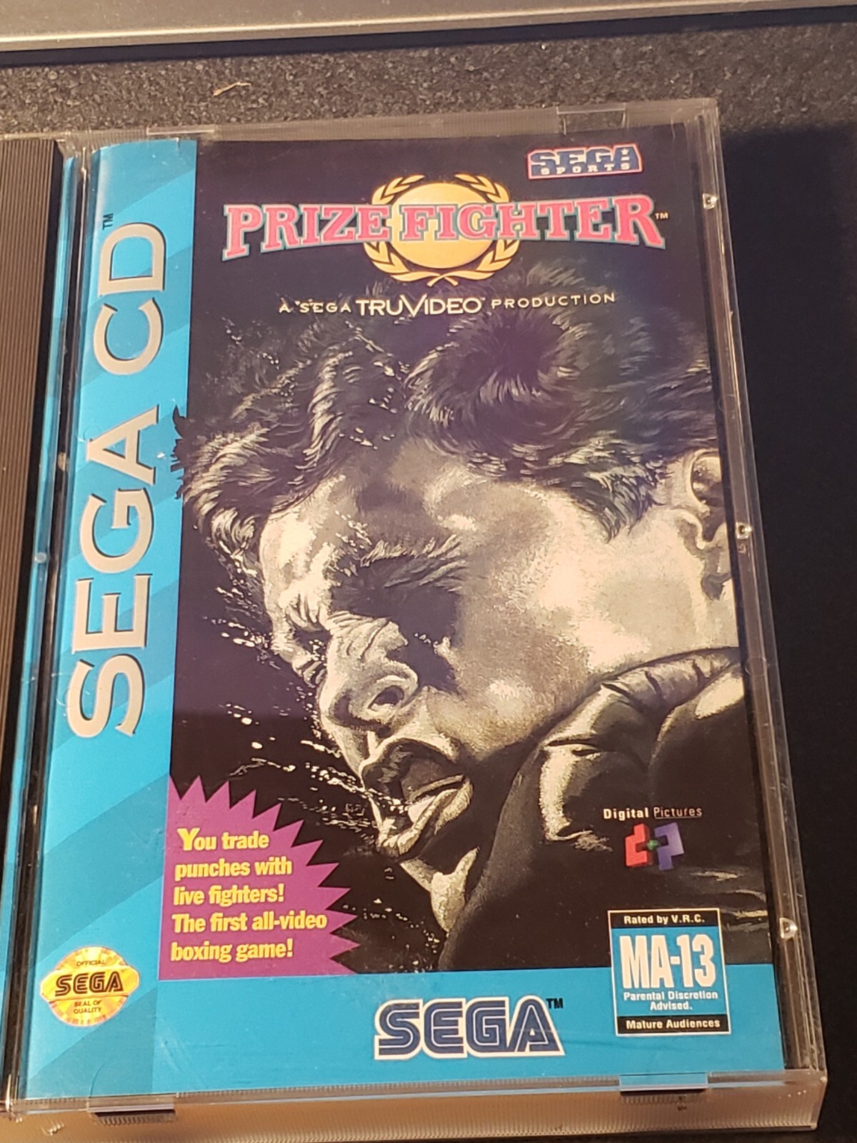 Tested Prize Fighter Boxing - Both Discs (Sega CD) COMPLETE CIB | eBay