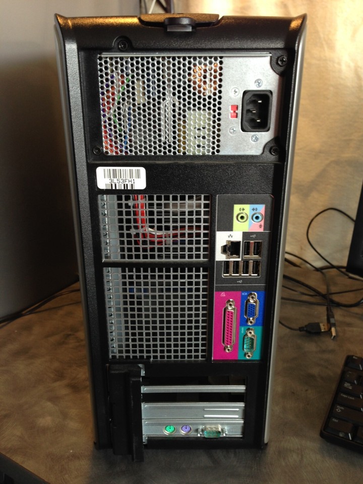 Windows XP Desktop computer CPU Dell Optiplex 3GB ram 500GB Fast Duo ...