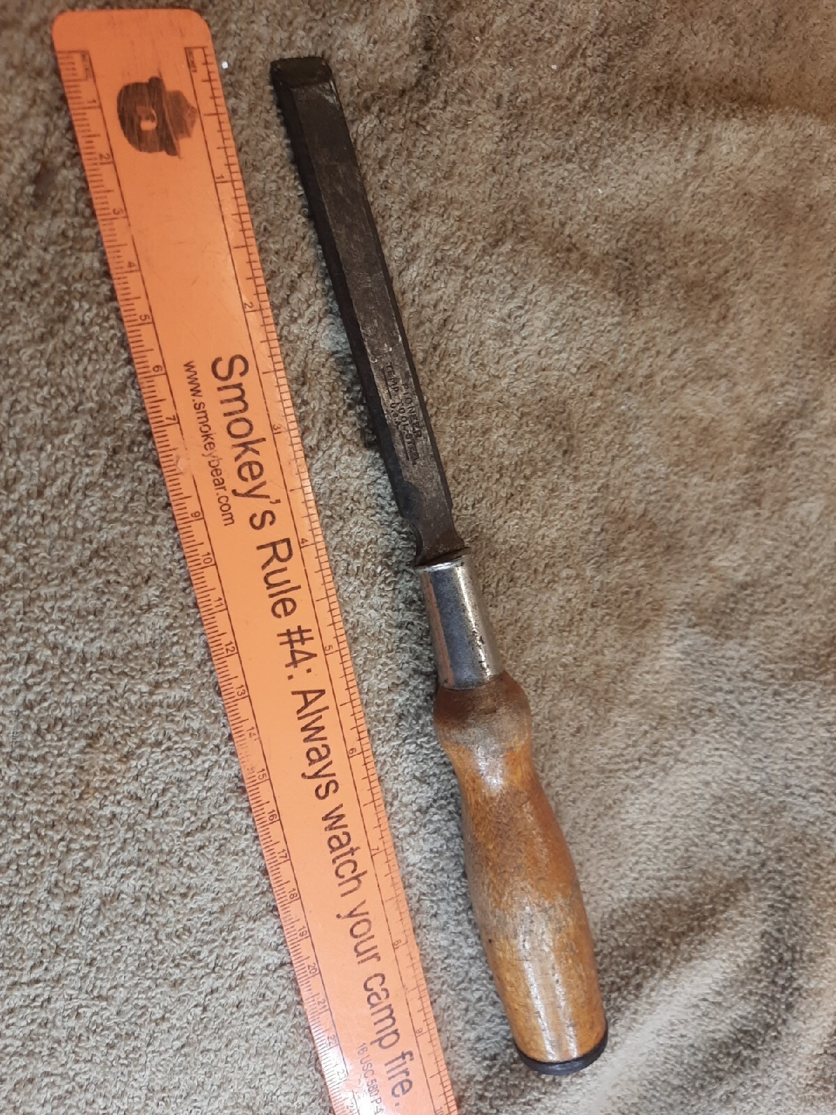 VINTAGE 1/2 INCH WOOD CUT CHISEL & WOODEN PIONEER WOODWORKING | eBay