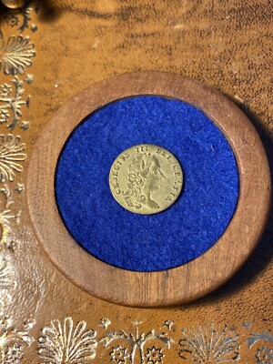 Token - SPADE HALF GUINEA. GAMING TOKEN OF KING GEORGE 111. brass gold ...