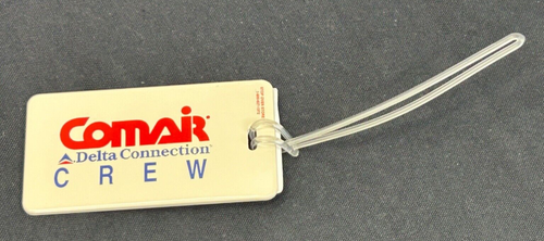 Vintage Delta Comair Unused Crew Luggage Tag | eBay