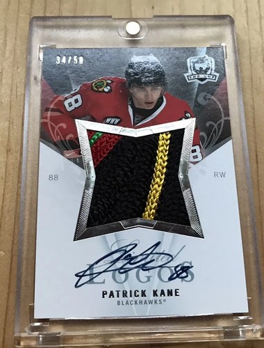 PATRICK KANE ROOKIE 2007-08 UD The Cup Limited Logos 4 Color Patch ...