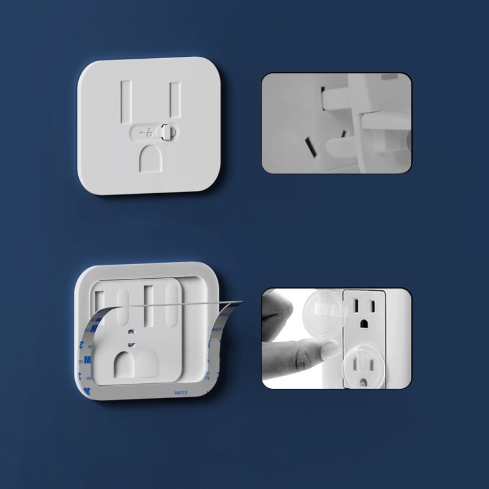10Pcs Anti Electric Plug Guard US Standard Socket Plastic Security ...