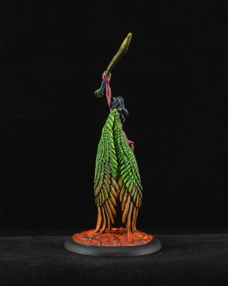 Painted Female Devil from Reaper Miniatures D&D character evil succubus ...