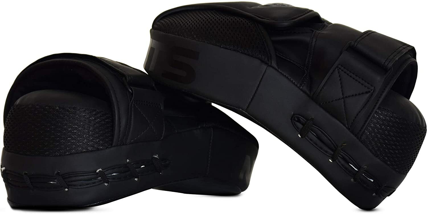 3X Sports Boxing Focus Pads Hook and Jab Curved MMA Pads Focus Training ...