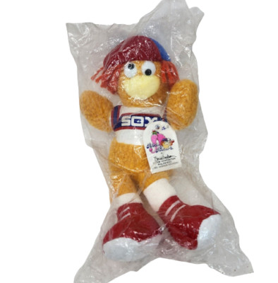 VINTAGE RIBBIE + ROOBARB CHICAGO WHITE SOX BASEBALL MASCOT STUFFED ...