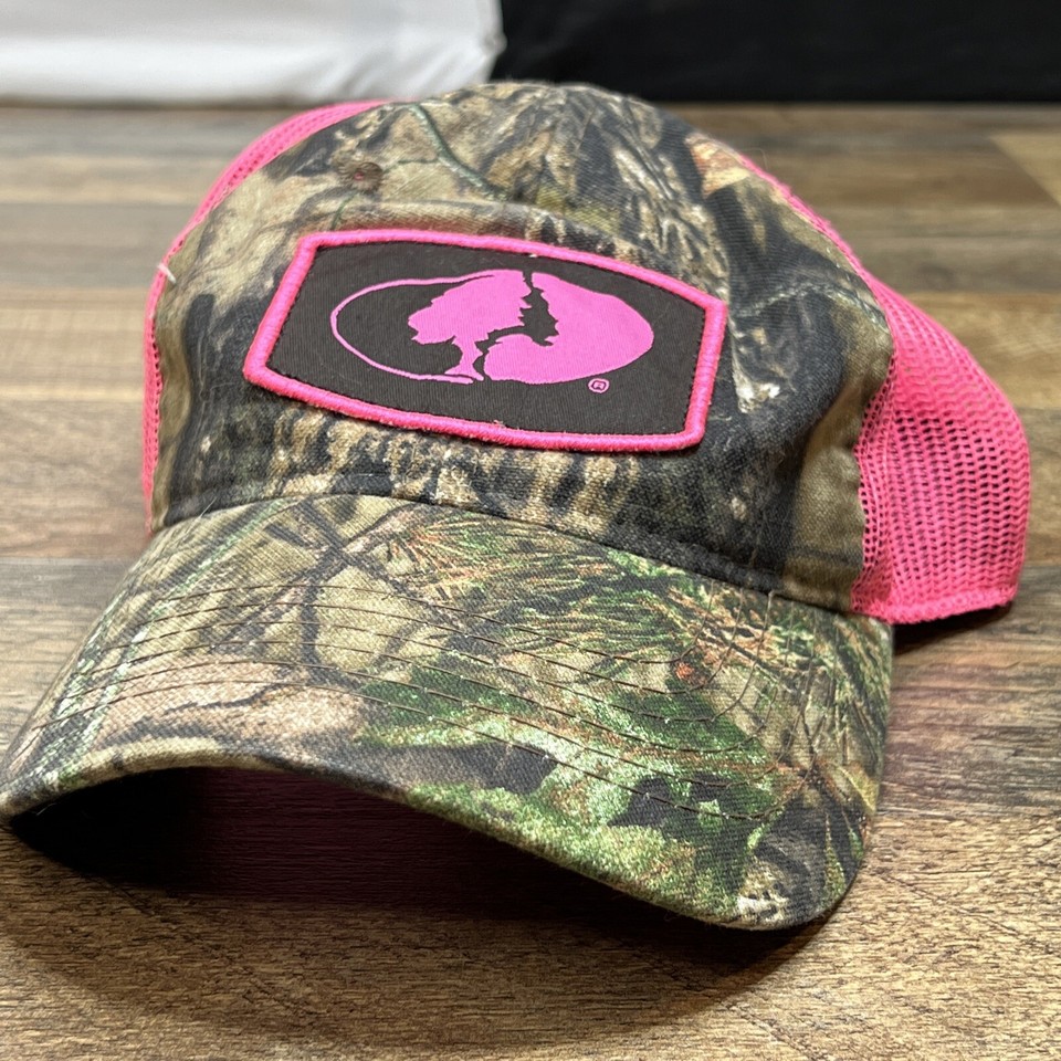 Women's Mossy Oak / Pink Camo Cap Hat New | eBay