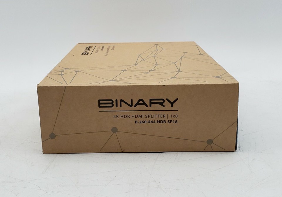 NEW Binary B-260-444-HDR-SP18 4K HDMI HDR Splitter 1x8 | eBay