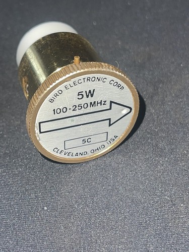 BIRD 43 SLUG 5 WATT 100 250 5C HAM Radio Works Good 2 Meter Used | eBay