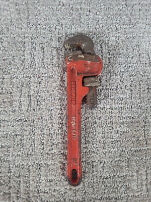 Rigid Alloy Steel Heavy Duty 8” Straight Pipe Wrench Tool | eBay