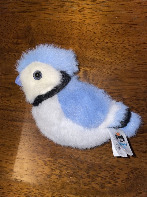 Jellycat I am Birdling Blue Jay BIR6BLJ stuffed animal plush bird 4 ...