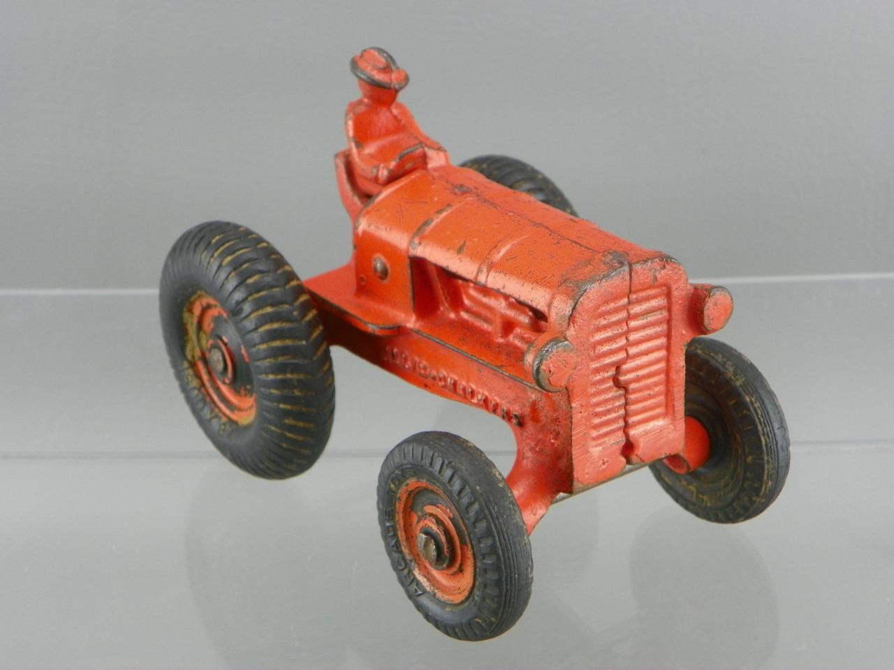 Vintage 1930's Arcade Toys #265 Cast Iron 5" Orange Allis-Chalmers Farm ...