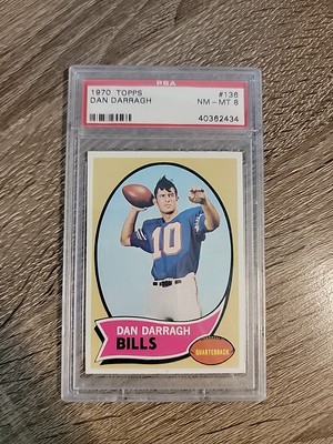 1970 TOPPS #136 DAN DARRAGH PSA 8 NM-MT | eBay