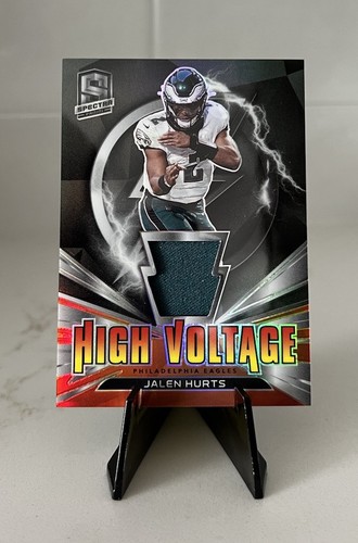 2021 Panini Spectra Jalen Hurts Jersey Card Prizm High Voltage SP #/99 ...
