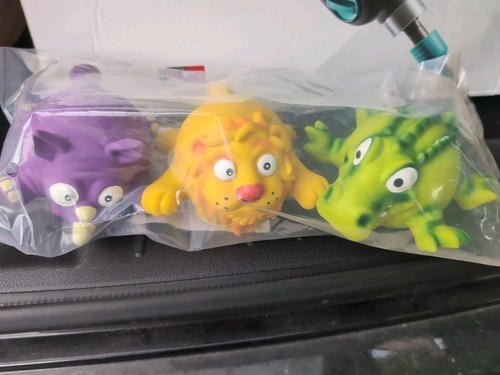 SET OF 3 Hartz Dura Play Zoo Balloons Squeak Dog Toy NEW | eBay