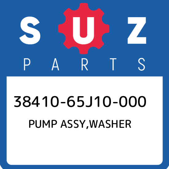 38410-65J10-000 Suzuki Pump assy,washer 3841065J10000, New Genuine OEM ...