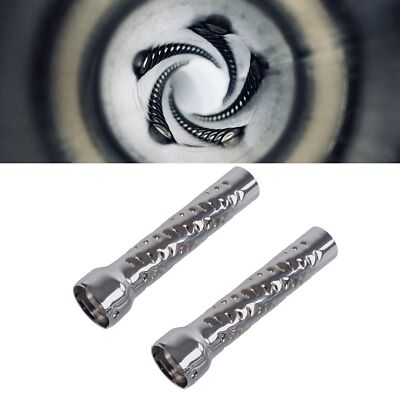 SHARKROAD Quiet Drag Pipe Baffles for 2" Fishtail Exhaust Pipes, or ...