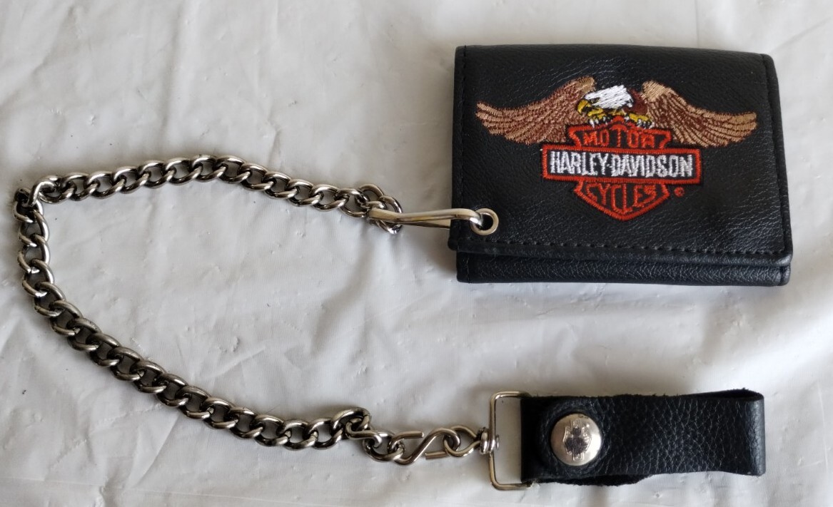 Harley-Davidson Men's Embroidered Logo Bi-Fold Wallet… - Gem