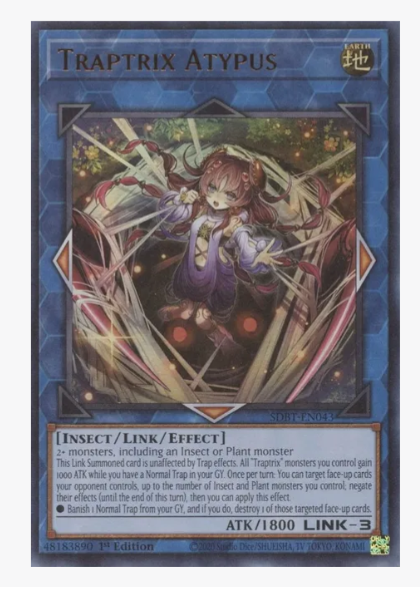 Traptrix Atypus SDBT-EN043 Ultra Rare YuGiOh | eBay