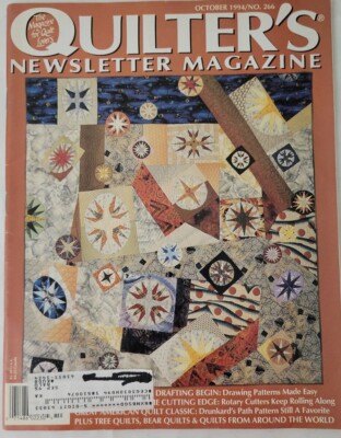 Quilter's Newsletter Magazine October 1994 No. 266 | eBay