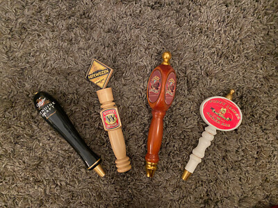 Lot of 4 Beer Keg Pub Bar Tap Handles Miller Hefeweizen Sierra Nvda ...