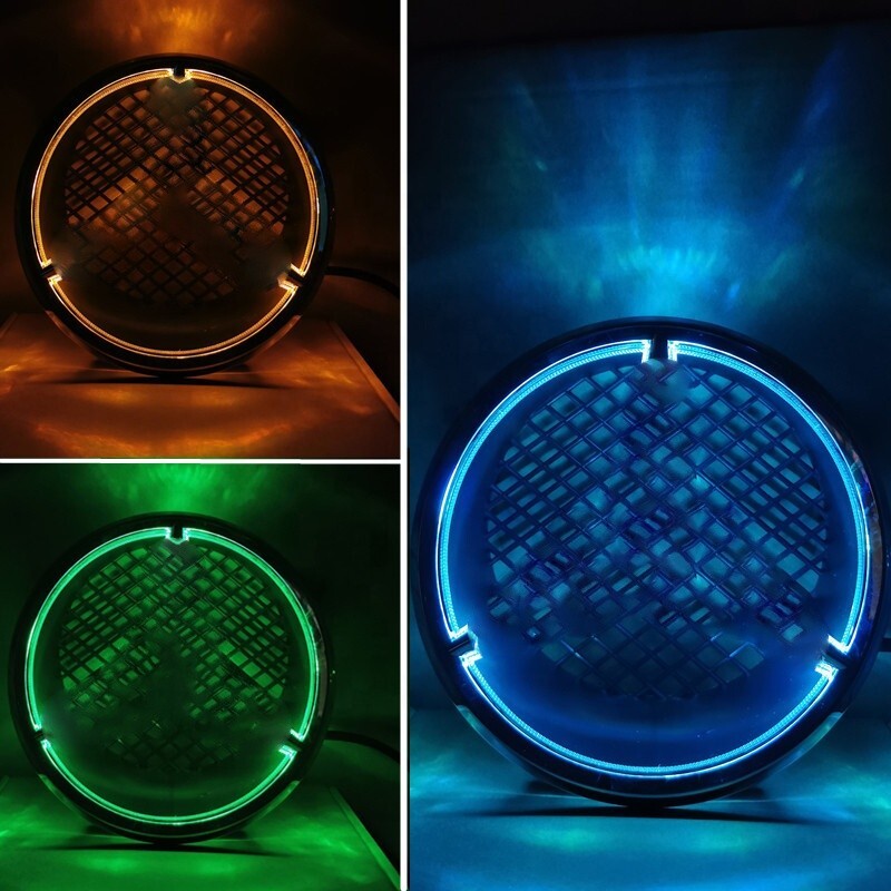 AUTO RGB COLOR LED LIGHT UP 5D STAR FIT FRONT GRILL FOR W212 W207 W166 ...