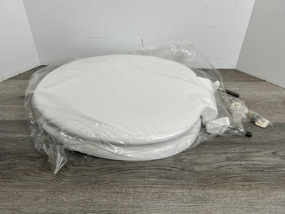 Beneke Heavy Duty Solid Plastic Round Front Toilet Seat - 420 H - White ...