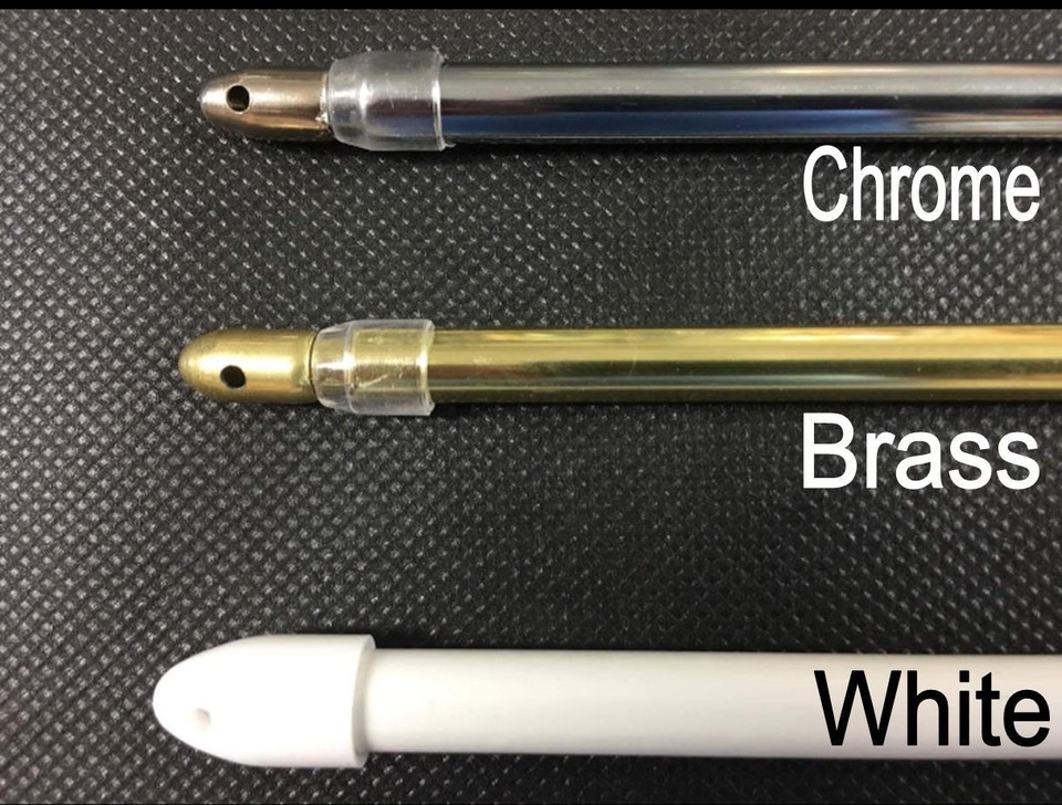 Long Extendable Telescopic Net or Tension Rod 24 Sizes 27-300cm NEXT ...