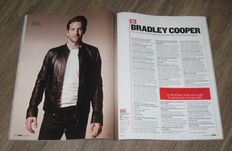 FHM 2010 magazin Marisa Miller JANA KRAMER Bradley Cooper PLAN B Peter ...