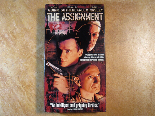 THE ASSIGNMENT DONALD SUTHERLAND BEN KINGSLEY VHS NOT 2000 1ST ED 1997 COLUMBIA | eBay
