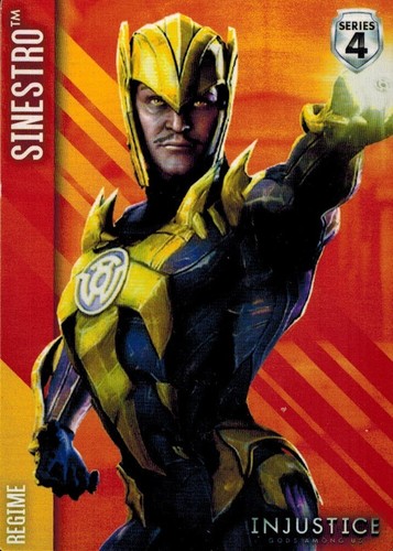 DC Injustice Gods Among Us Series 4 - Sinestro REGIME - Card #26 - NON ...