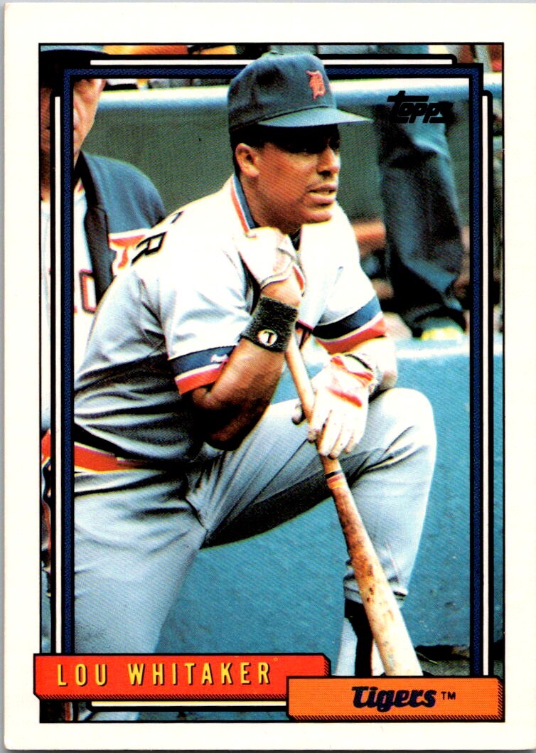 1992 Topps Lou Whitaker Detroit Tigers #570 | eBay