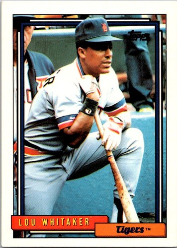 1992 Topps Lou Whitaker Detroit Tigers #570 | eBay