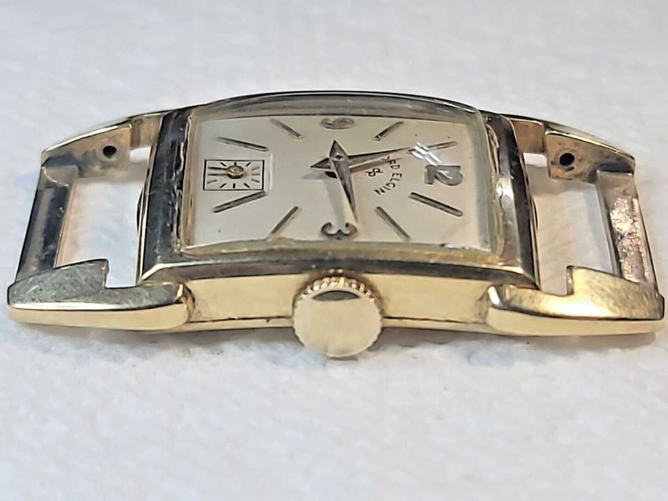 Vintage Rare Drivers Men’s Lord Elgin 21J cal 670 14K GF Case 4625 VG ...