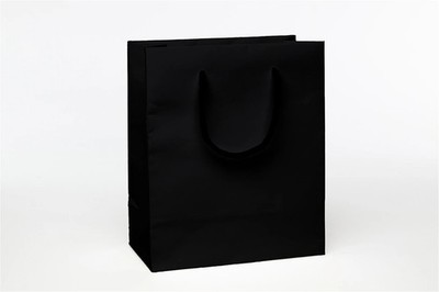 Lux Shopper Bag 14x14+7 180 Gr Matte Black 09 | Vertecchi Selection | eBay