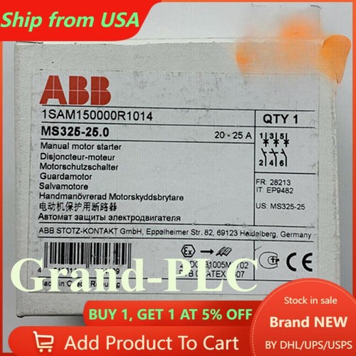 1PCS NEW ABB MS325-25 Manual Motor Starte MS325-25 | eBay