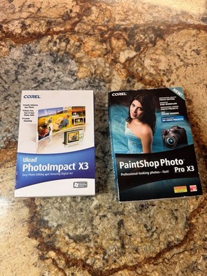 Corel Ulead PhotoImpact X3 & Corel PaintShop Photo Pro X3 Photo Editing ...