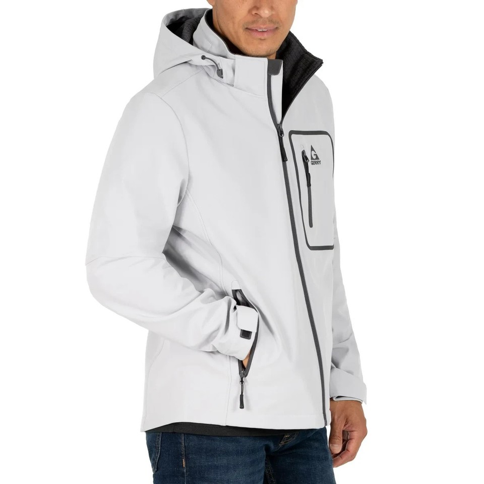 Gerry Men's Softshell Jacket - GRAY (Select Size: S-XXL) FAST SHIPPING ...