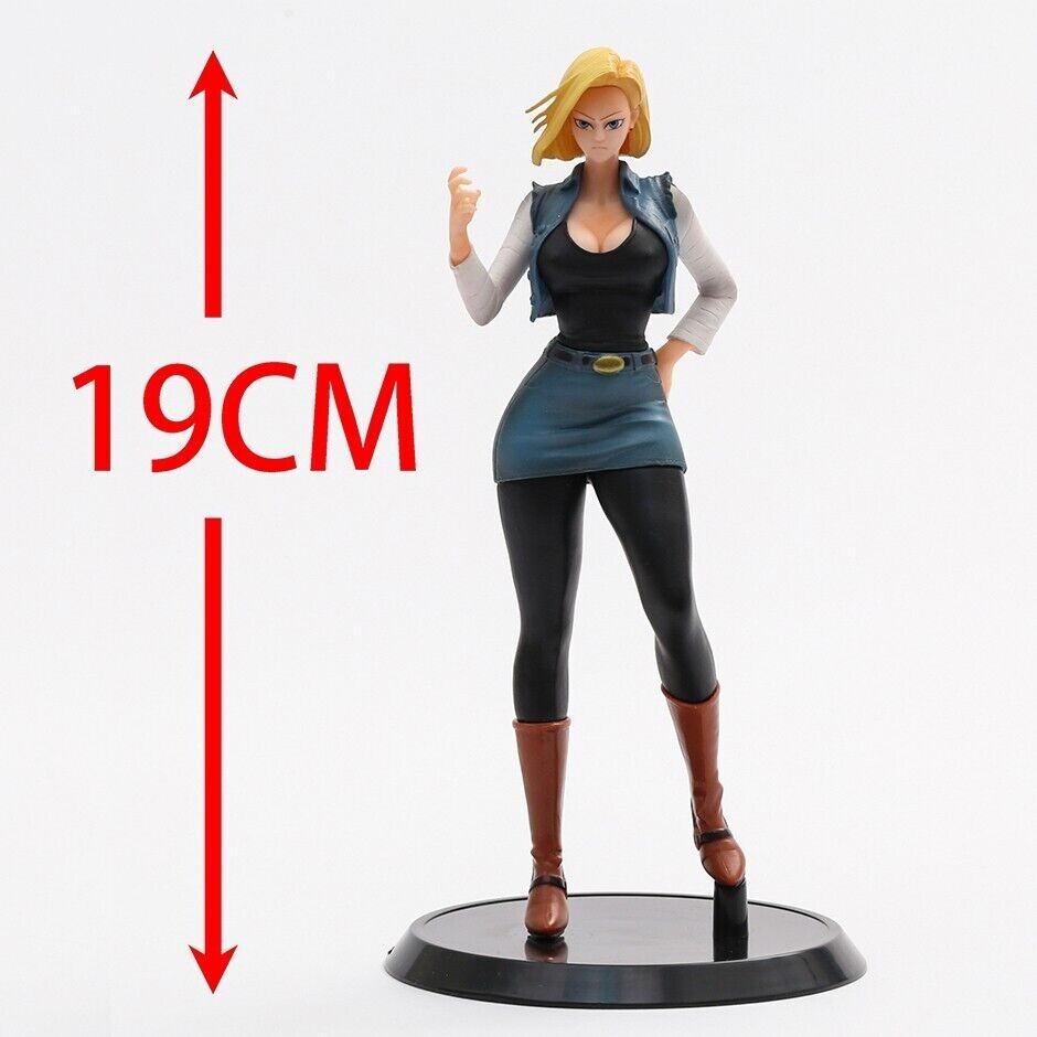 Dragon Ball Anime Figures Android 18 Figure DBZ PVC Statue Model Toys ...