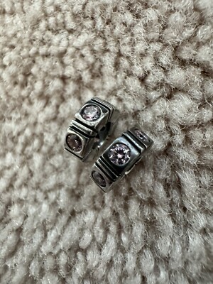 Pink Spacer Pandora Charm | eBay