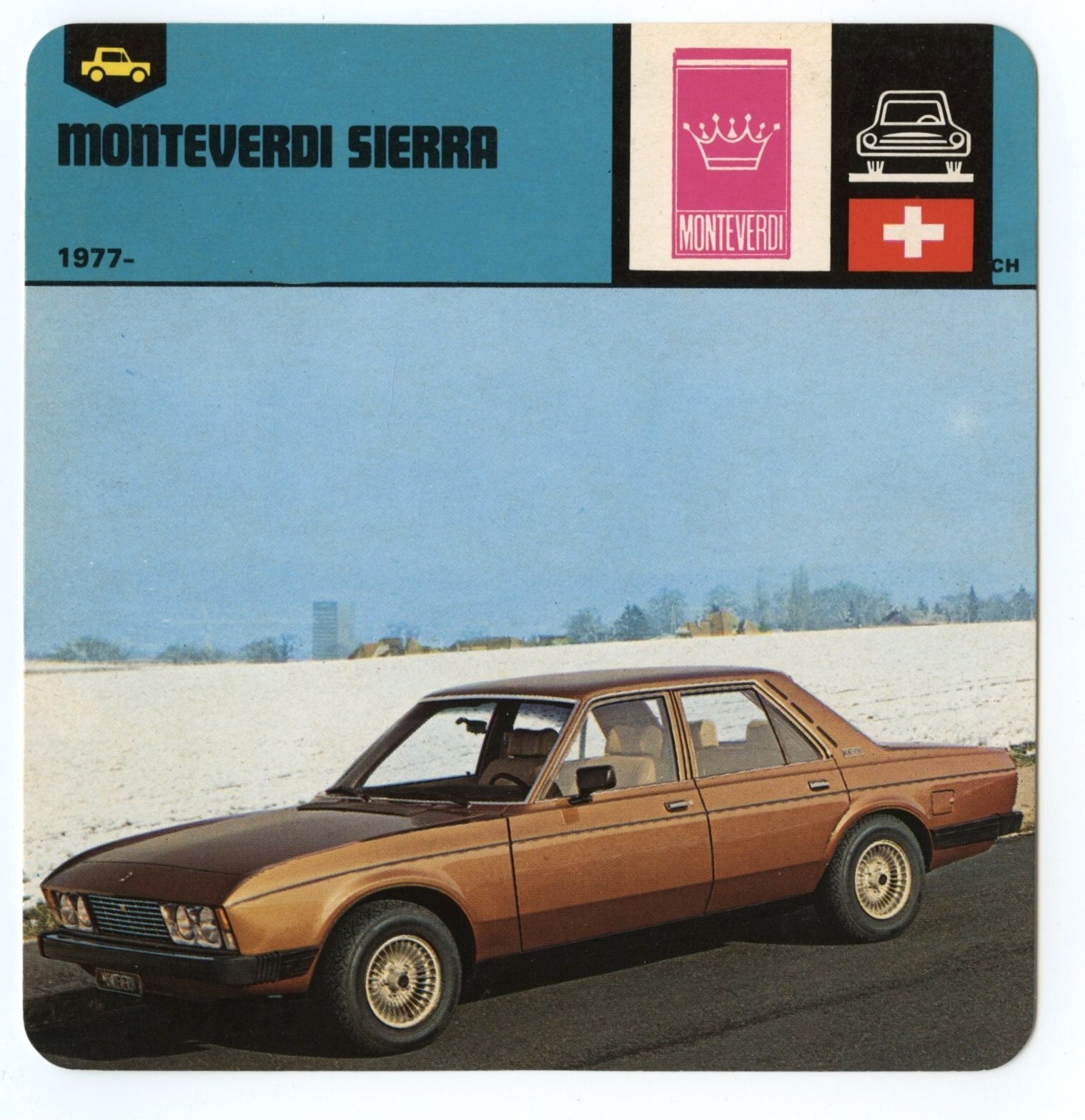 Monteverdi Sierra - GT / Production Car Edito Service SA Auto Rally ...