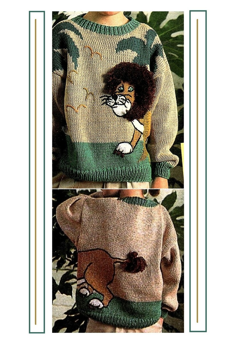Lion Knitting Pattern KNITTING PATTERN Simba Inspired Chocolate