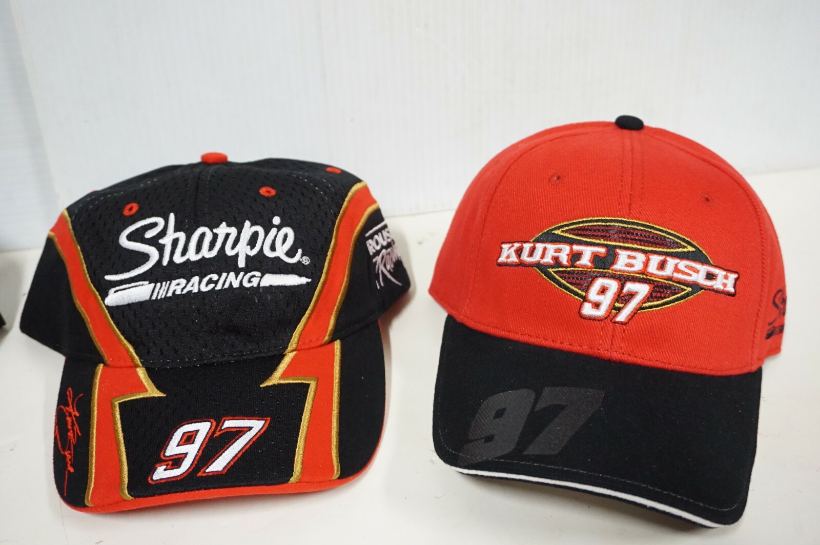 Lot of 4 - Kurt Busch #97 Sharpie 2004 NASCAR Racing Caps/Hats - by ...